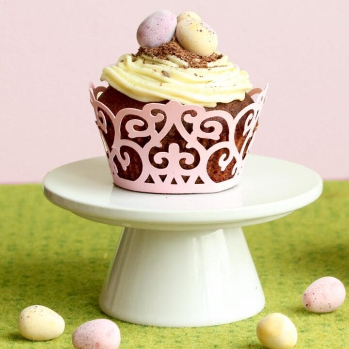 Easter Mini Egg Cupcakes with Buttercream Frosting - The Petite Cook™