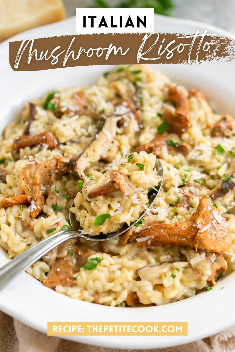 Wild Mushroom Risotto - The Petite Cook™