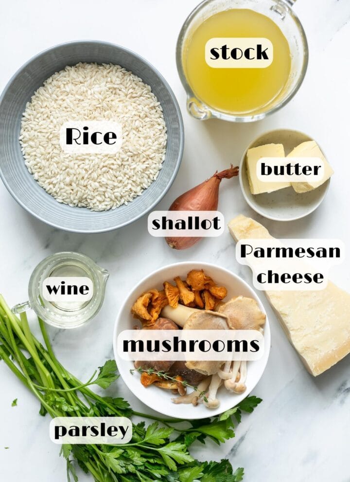 Wild Mushroom Risotto - The Petite Cook™