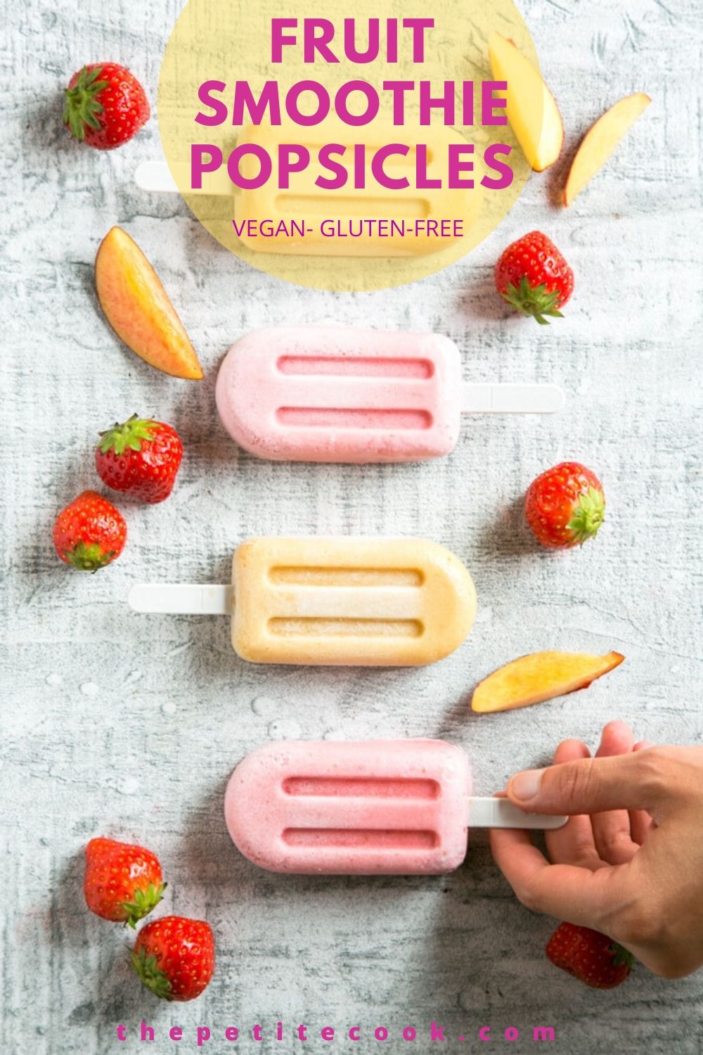 Fruit Smoothie Popsicles - The Petite Cook™