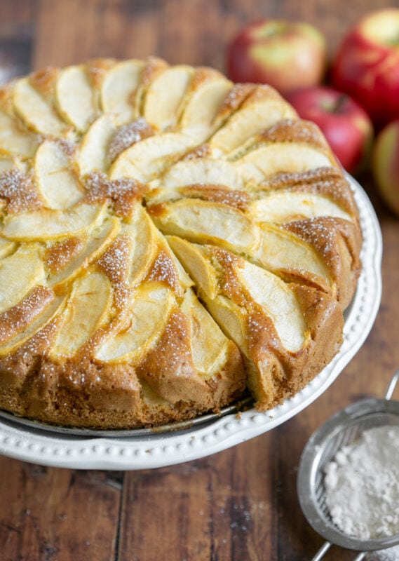 Torta di Mele - Italian Apple Cake - The Petite Cook