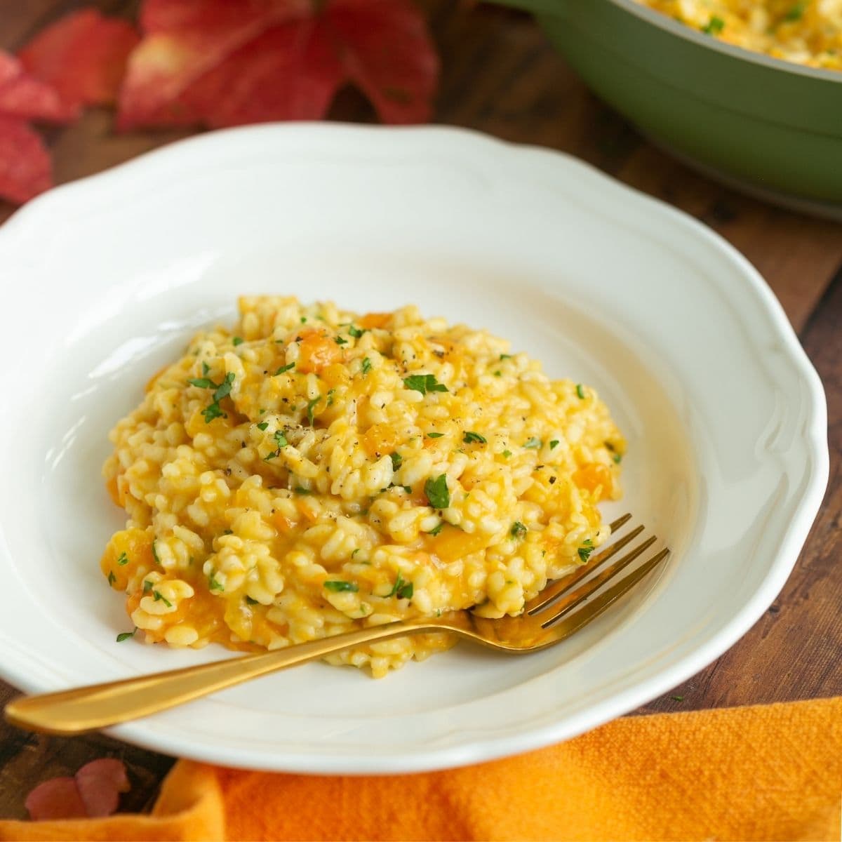 Traditional Pumpkin Risotto - The Petite Cook™