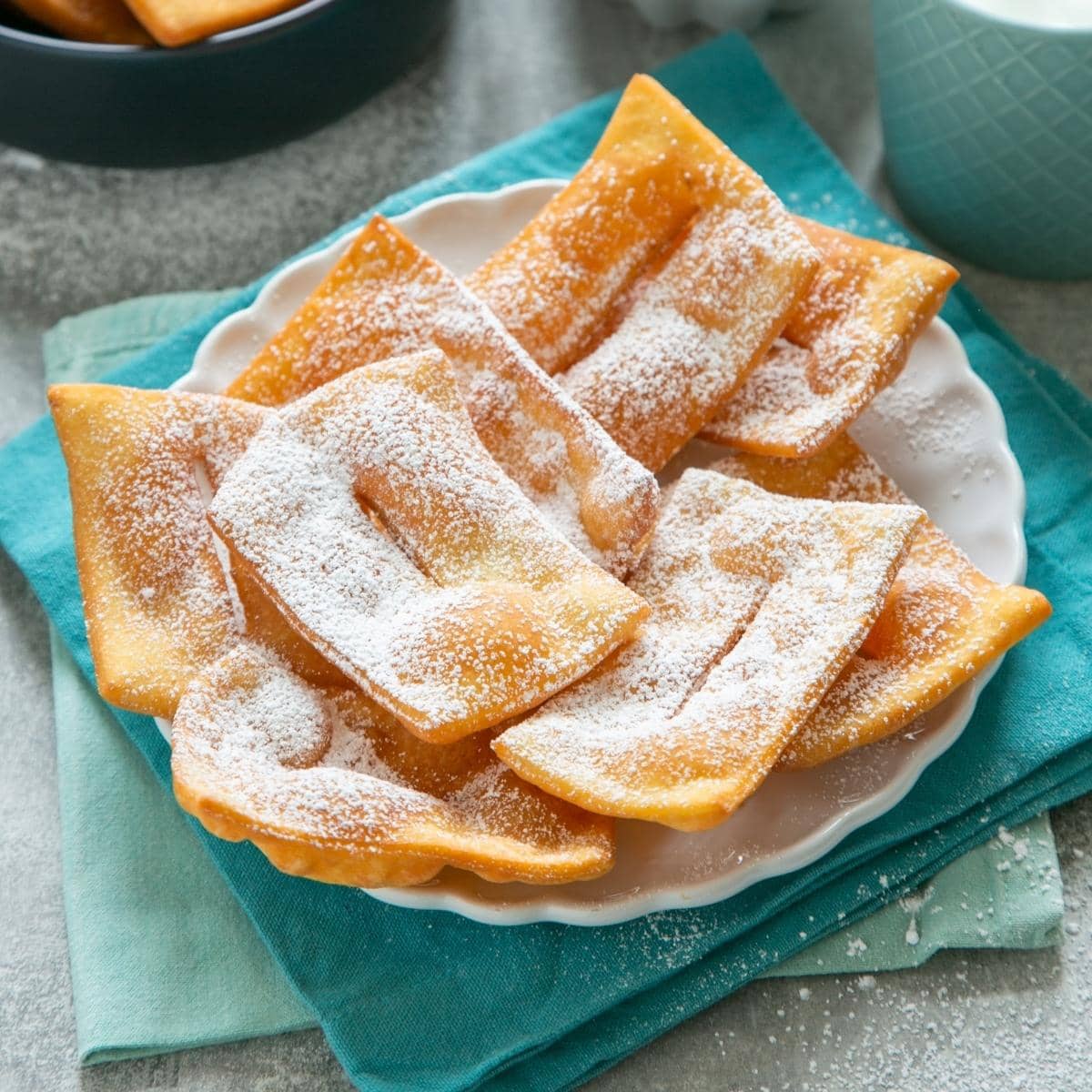 Chiacchiere - Italian Carnival Fritters - The Petite Cook™