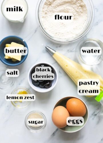 St Joseph Zeppole - Zeppole di San Giuseppe - The Petite Cook™