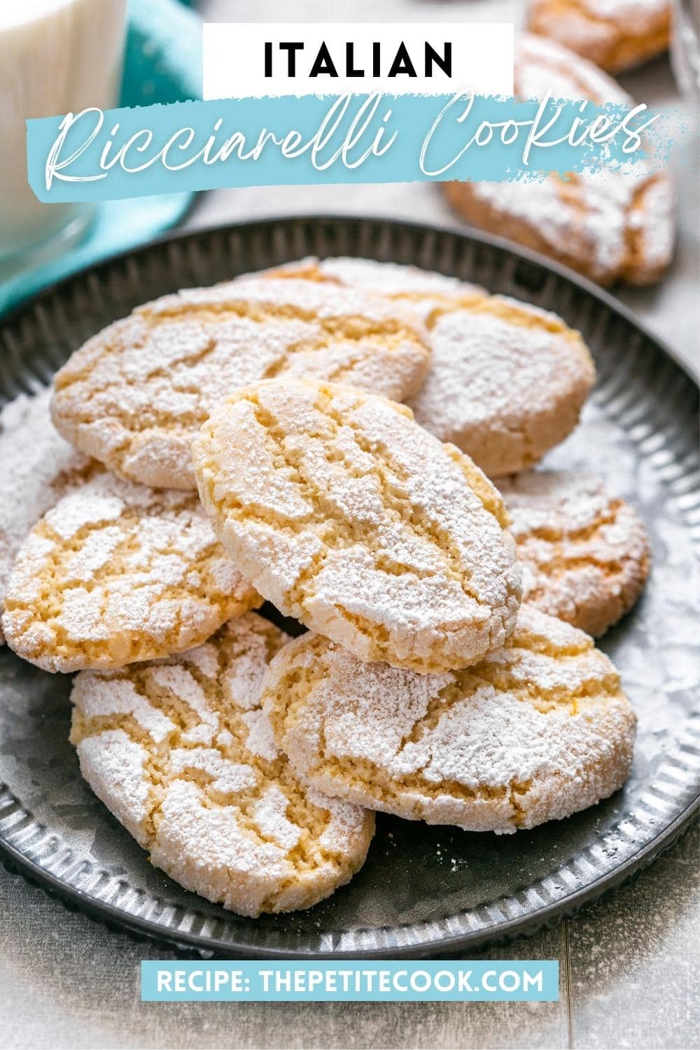 Ricciarelli - Almond Cookies - The Petite Cook™