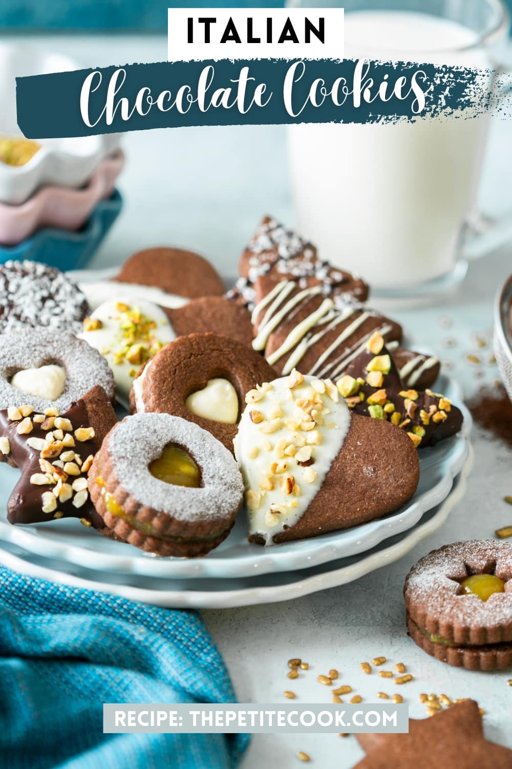 Italian Chocolate Cookies - The Petite Cook™