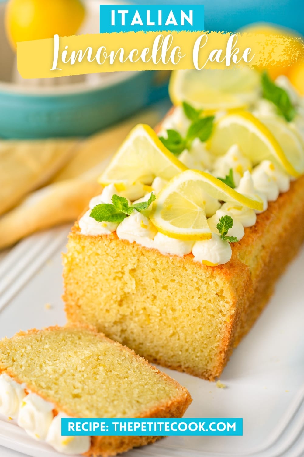Limoncello Mascarpone Cake - The Petite Cook™