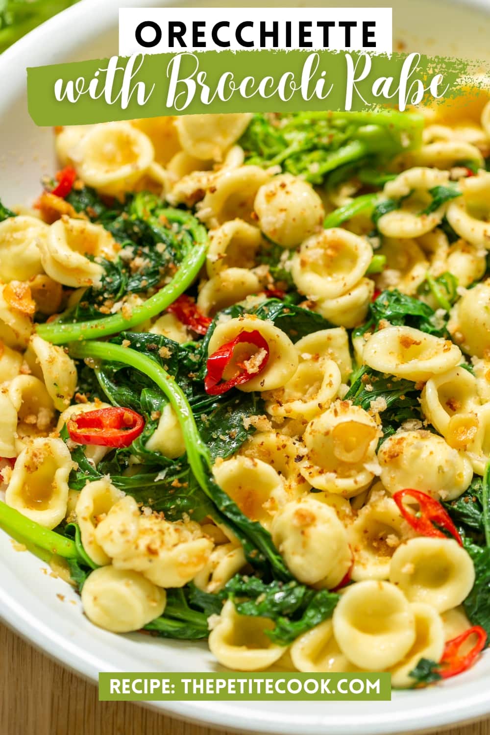 Orecchiette con Cime Di Rapa - The Petite Cook™