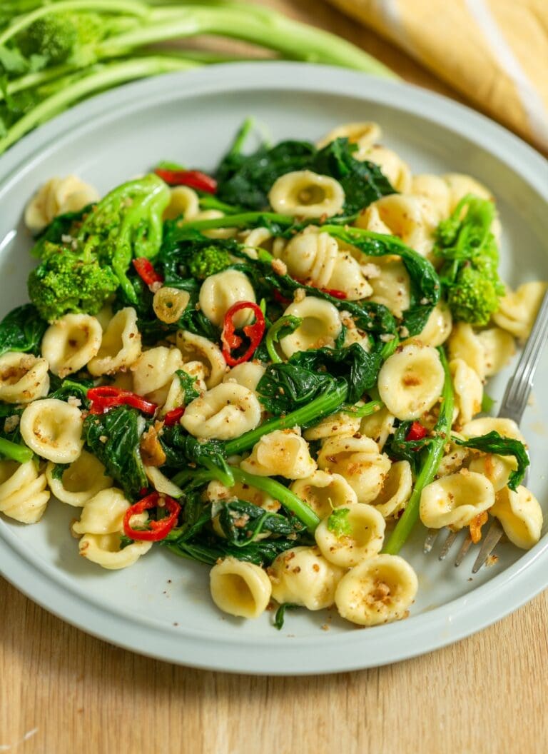 Orecchiette con Cime Di Rapa - The Petite Cook™