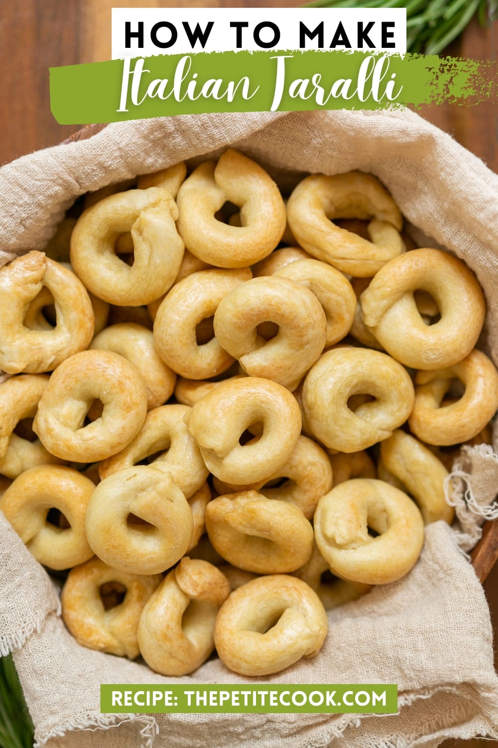 Taralli or Tarallini Pugliesi - The Petite Cook™