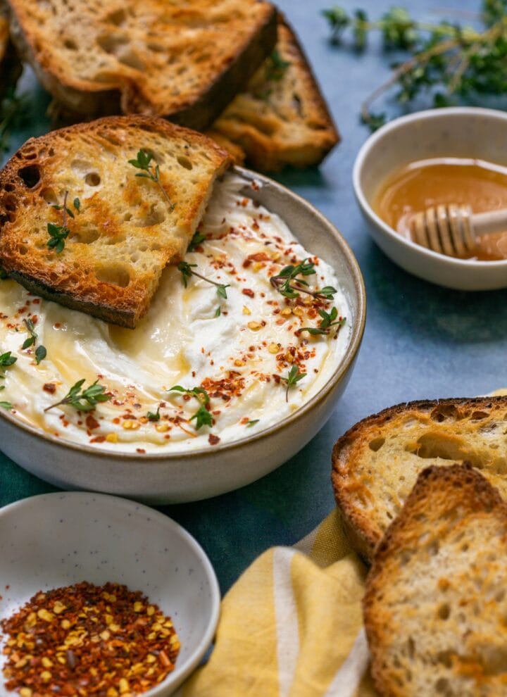 Whipped Ricotta Dip - The Petite Cook™