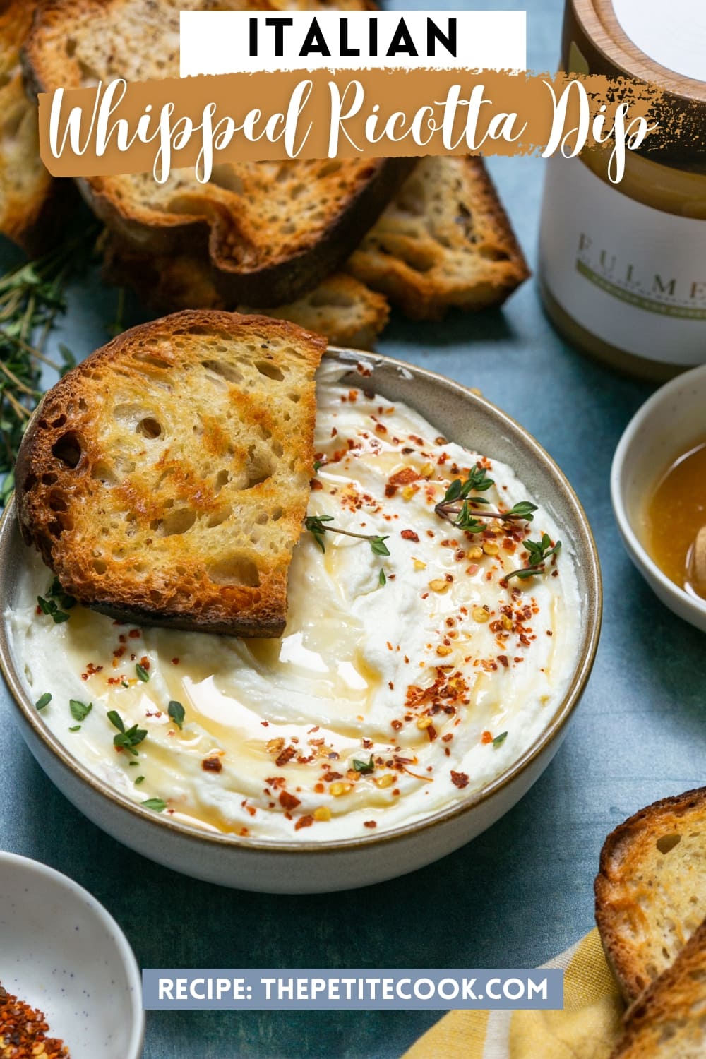 Whipped Ricotta Dip - The Petite Cook™