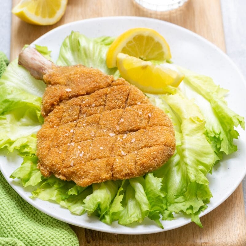Italian Chicken Cutlets - Cotoletta di Pollo - The Petite Cook™
