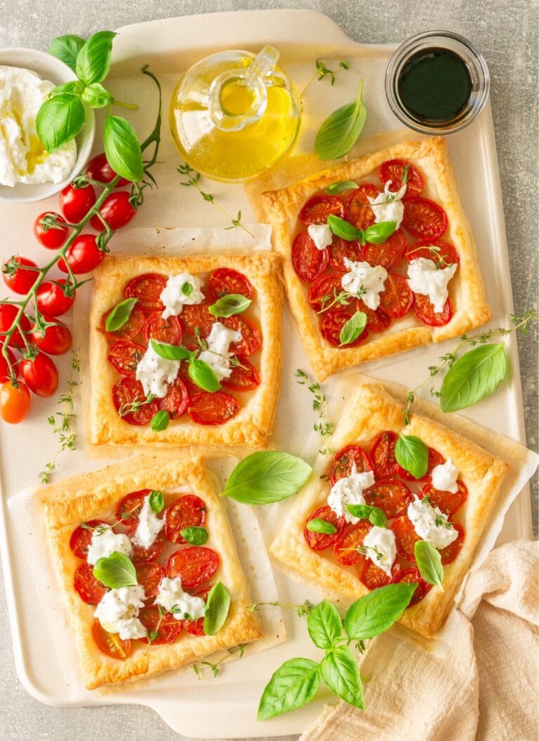 Caprese Puff Pastry - The Petite Cook™