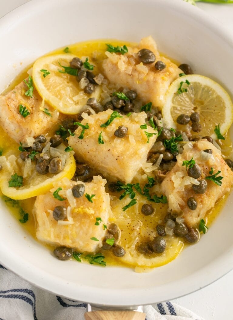 Cod Piccata - The Petite Cook™