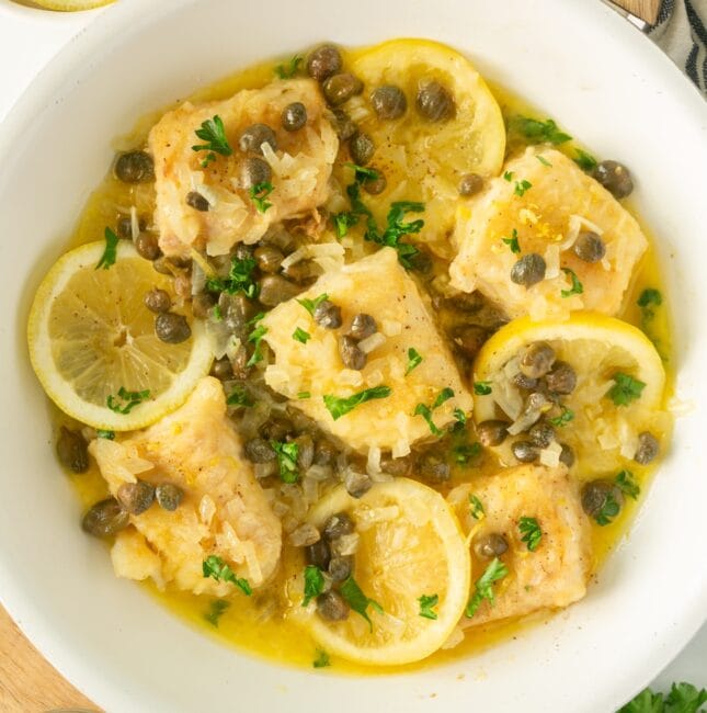 Cod Piccata - The Petite Cook™