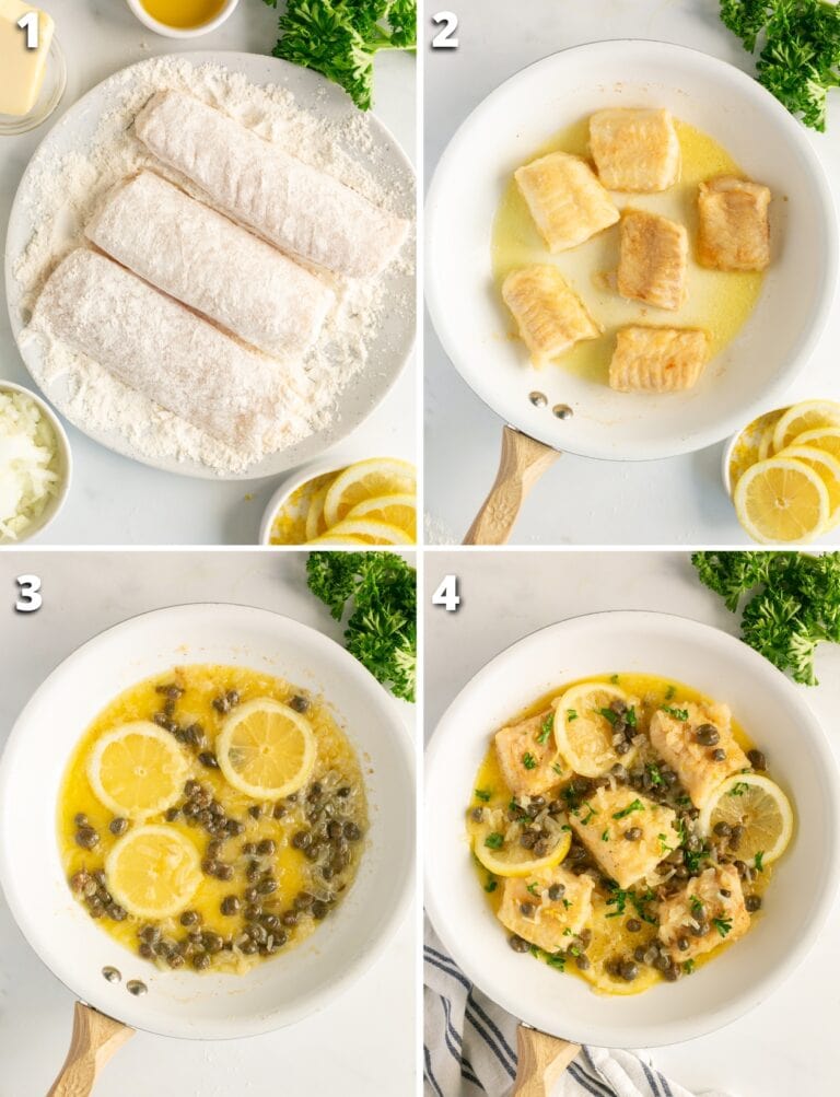 Cod Piccata - The Petite Cook™