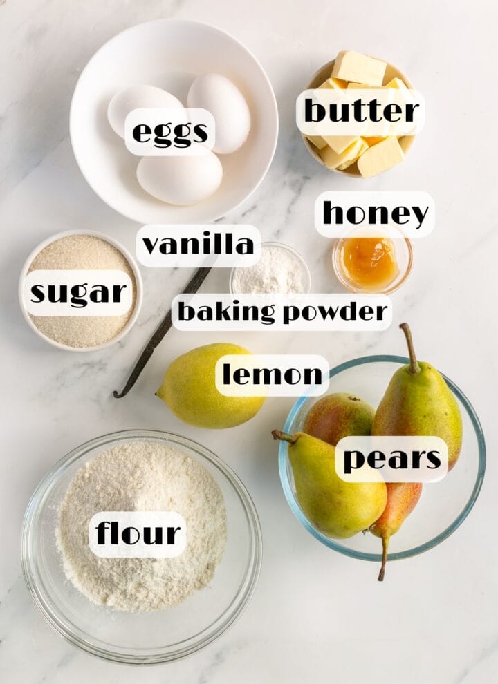 Italian Pear Cake - The Petite Cook™