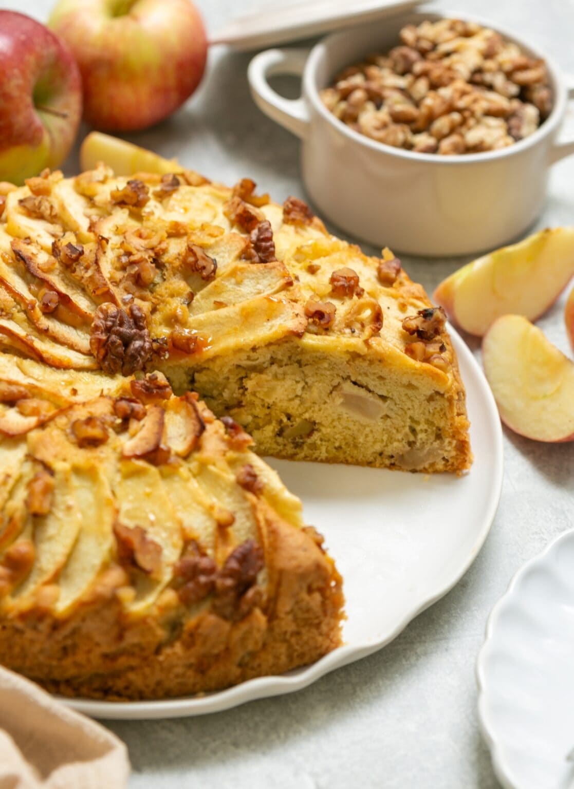 Apple Walnut Cake - The Petite Cook™