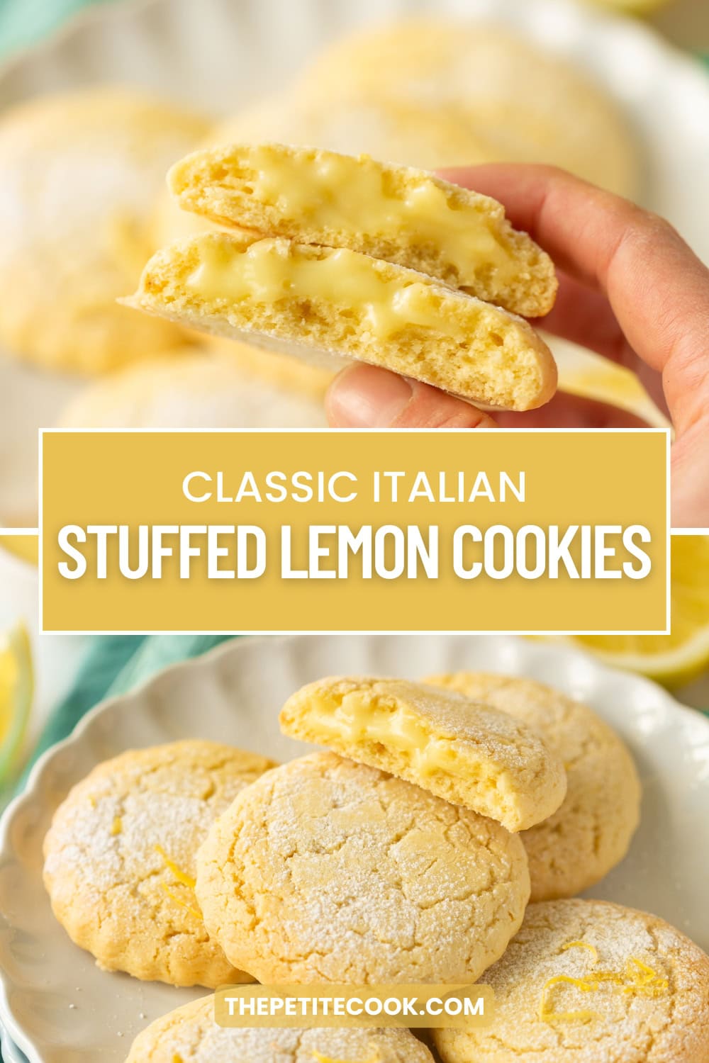 Lemon Cream Cookies - The Petite Cook™