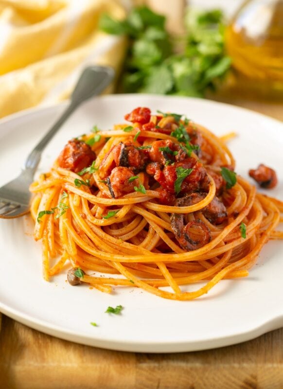 Octopus Pasta - The Petite Cook™