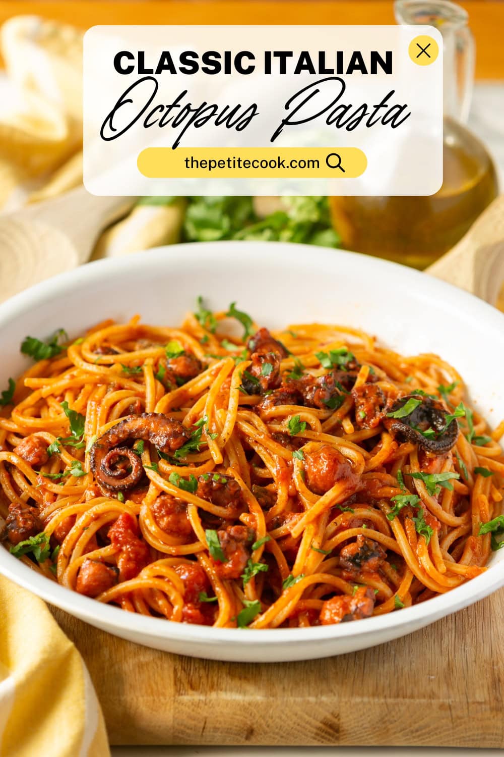 Octopus Pasta - The Petite Cook™