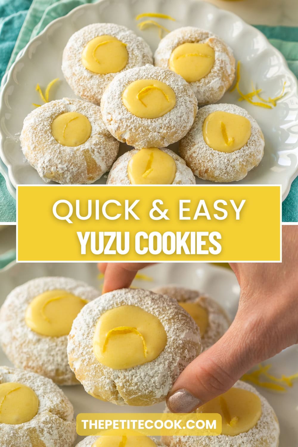 Yuzu Cookies - The Petite Cook™