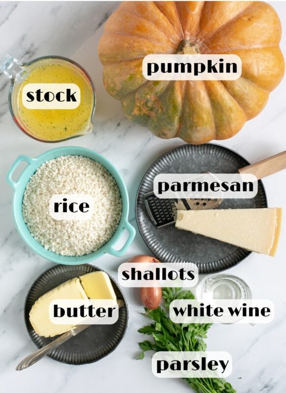 Slow Cooker Pumpkin Risotto - The Petite Cook™